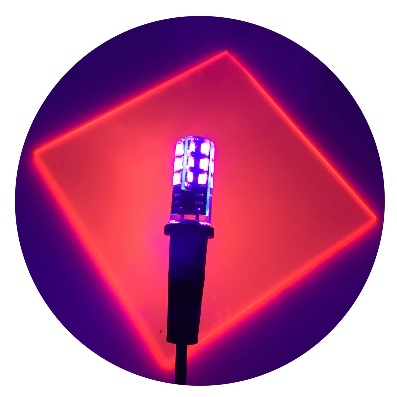 2 Kits Blacklight LED Special Effects Lights for Props Scenery Fluorescent Glow Paints pigments 12V DC Battery Operated Low Voltage Ultraviolet Black Lights