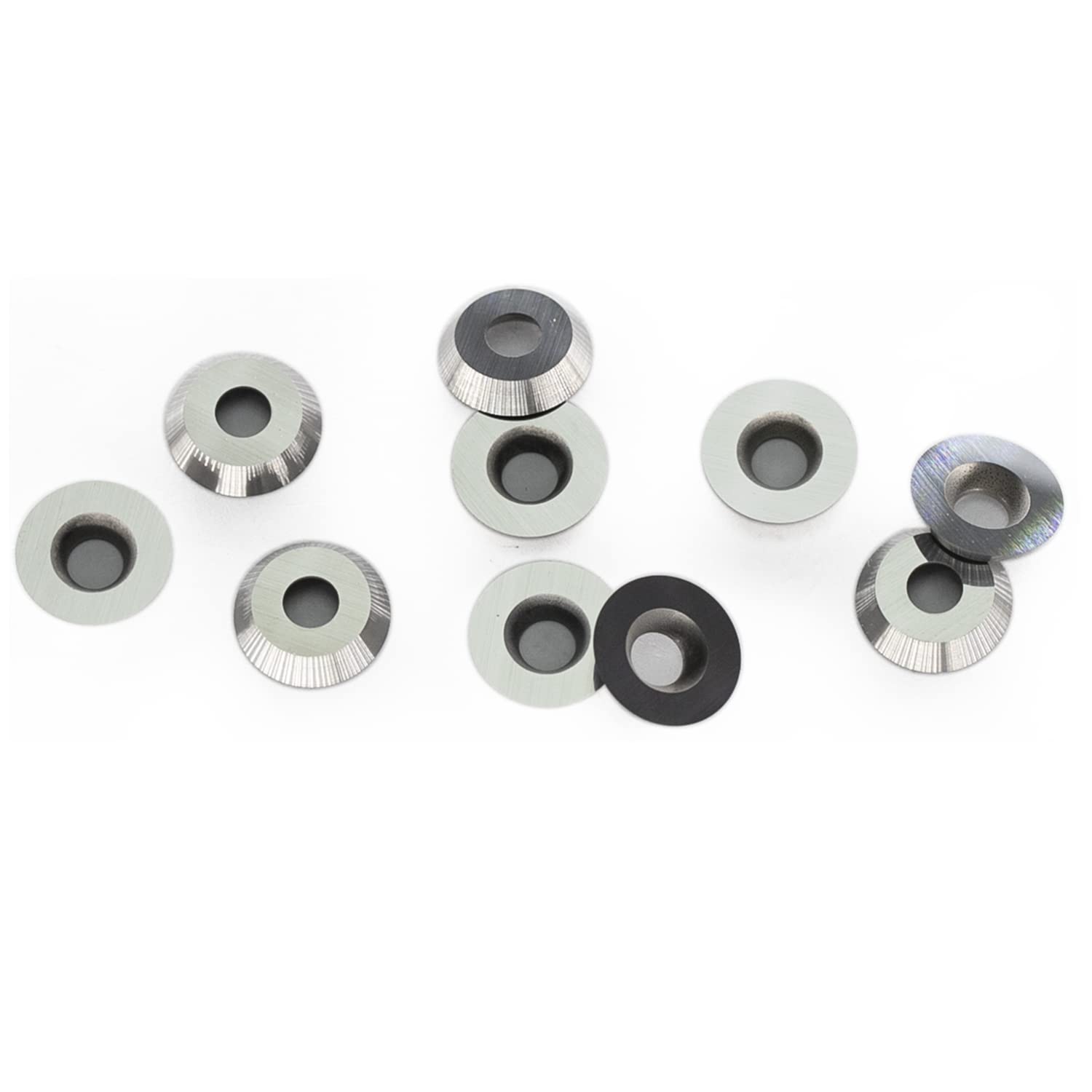 12mm Round Carbide Inserts Cutters Knives Blades 12×2.5mm-30°for Woodworking Lathe Turning 10pcs