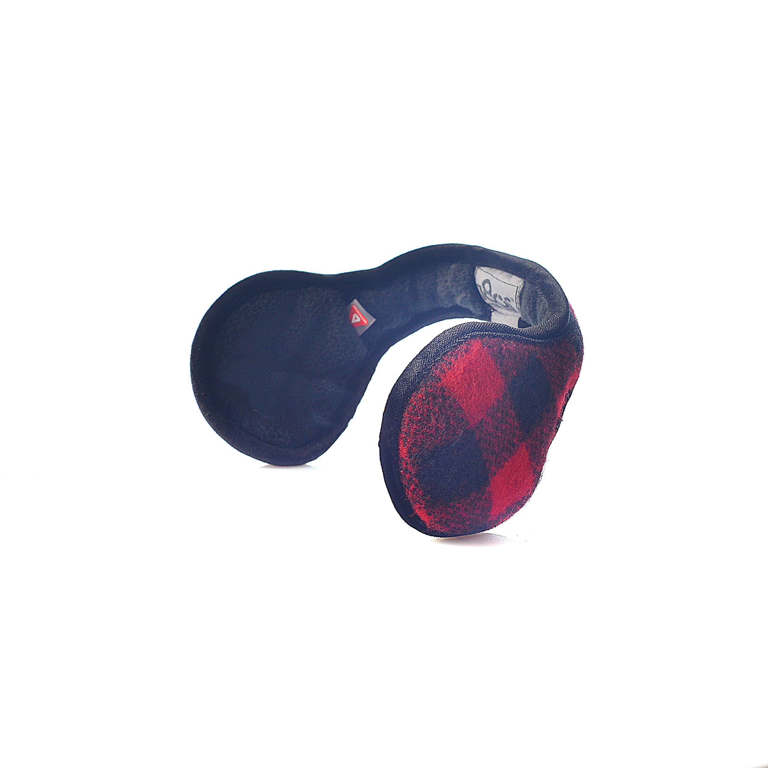 180s Men's Wool Behind-the-Head Ear Warmer (Black)