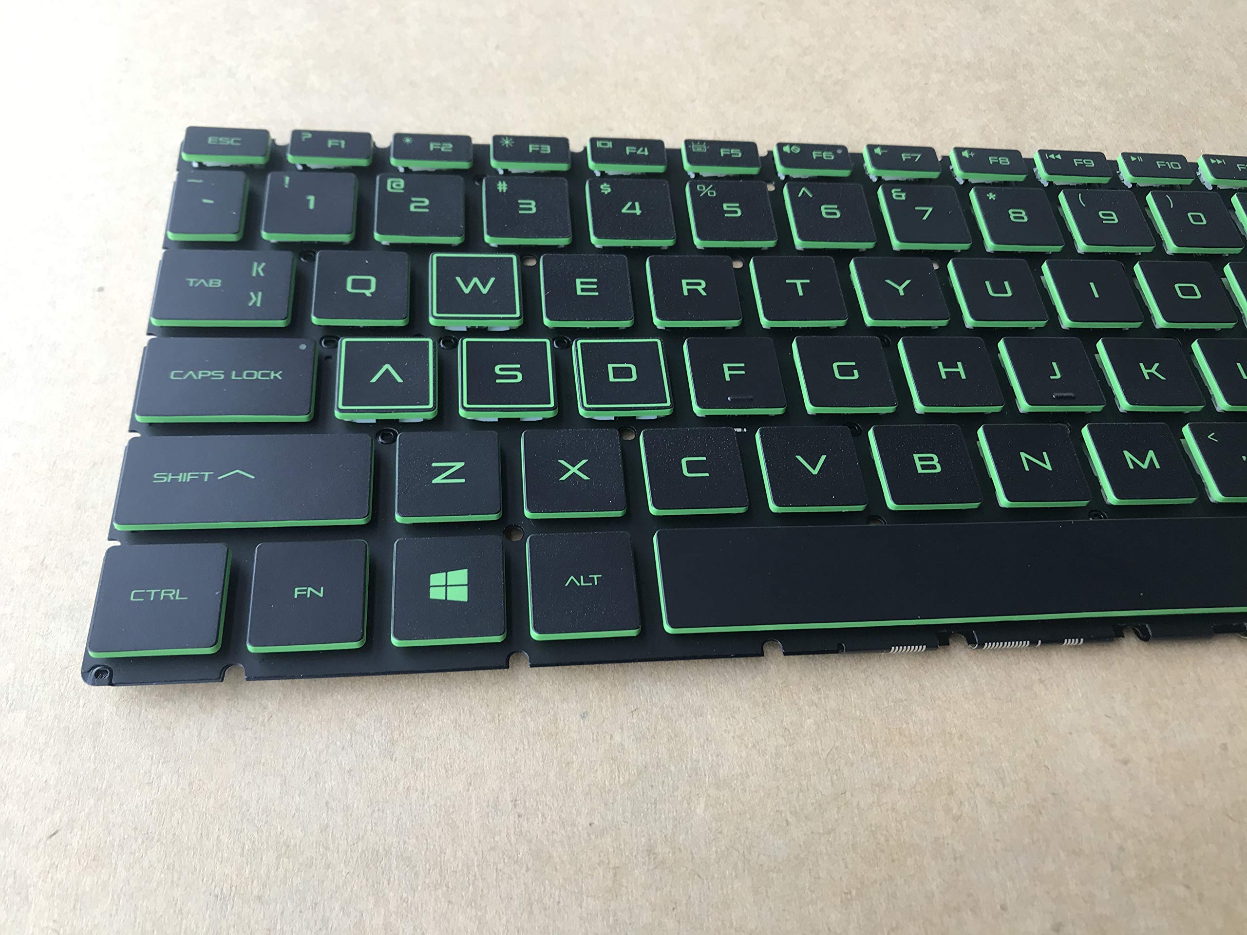 Original New for HP Pavilion 15.6" Gaming 15-ec1073dx Laptop Keyboard Green Backlit US