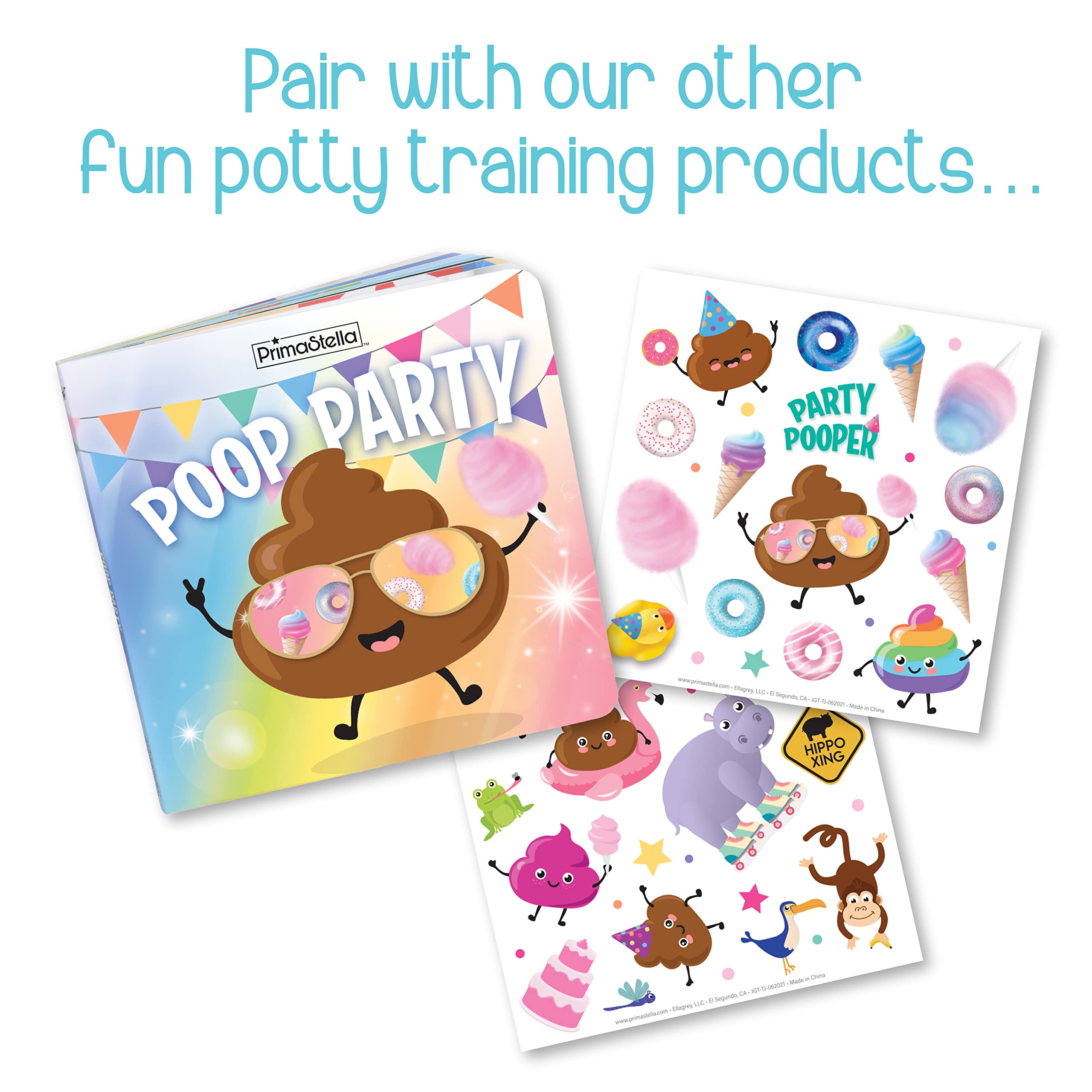 Poofetti Potty Flair - Scented Potty Training Party Toilet Confetti from PrimaStella (Unicorn Farts Scent)