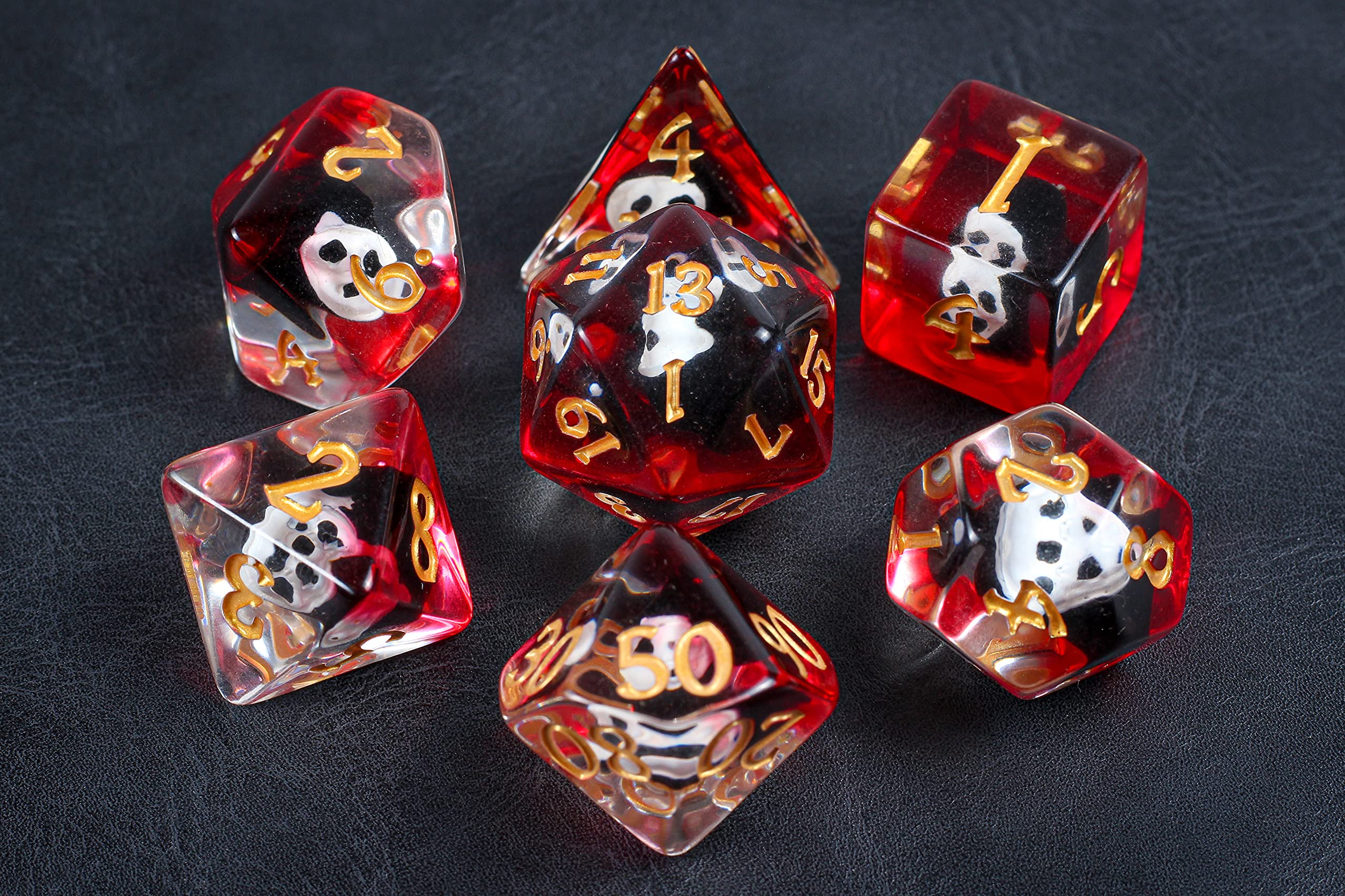 3DEGOS Horror Boogeyman of Evil DND Dice Set for Dungeons and Dragons Gifts, D&D, D and D, Pathfinder, Accessories, D20, Polyhedral, Resin Dice, Metal, Dice Tray, Tower, Bag, Box