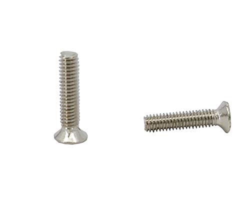 FixtureDisplays® 100PK M4 X 22mm Pitch 0.7mm - Phillips Flat Head Machine Screw (Countersunk) Carbon Steel Nickel Plated Cross Recessed 302232-NPF