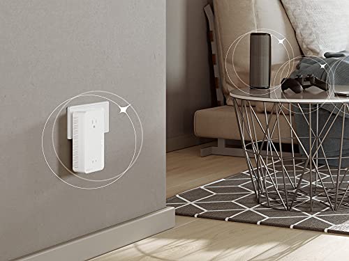 devolo Magic 2 WiFi next Powerline Starter Kit | Mesh Wi-Fi AC | 2000 Mbps | G.hn Wave 2 | Multi-User MIMO | 2 Passthrough Adapters | 3x Gb LAN Ports [2+1] | Plug & Play | Best for smart devices