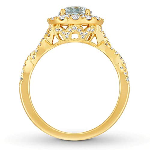 2.5 Carat (ctw) moissanite engagement ring for women Platinum Plated Silver name moissanite ring -H