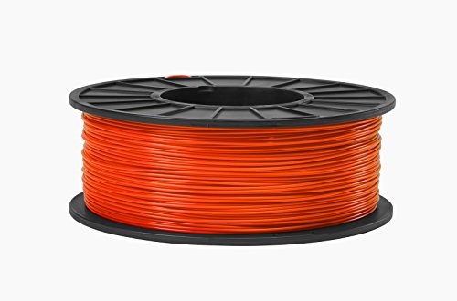 ABS 3D Filament 1.75mm Diameter - No Tangle, No Clogging & Good Impact Resistance - Safety Orange -1kg