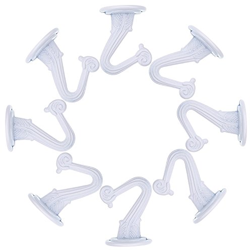 BBTO Swag Ceiling Hooks and Hardware Set, Swag Hooks with Steel Screws/Bolts and Toggle for Ceiling Installation Cavity Wall Fixing (6)