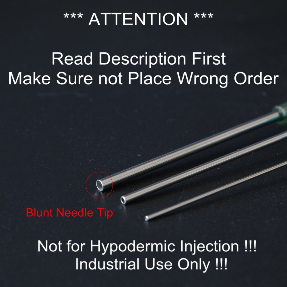 BSTEAN 30 Pack - 1ml, 3ml, 5ml,10ml, 20ml Syringes with 14ga, 16ga,18ga, 20ga, 22ga and 25ga Blunt Tip Needles and Caps for Refilling and Measuring Liquids, Oil or Glue Applicator