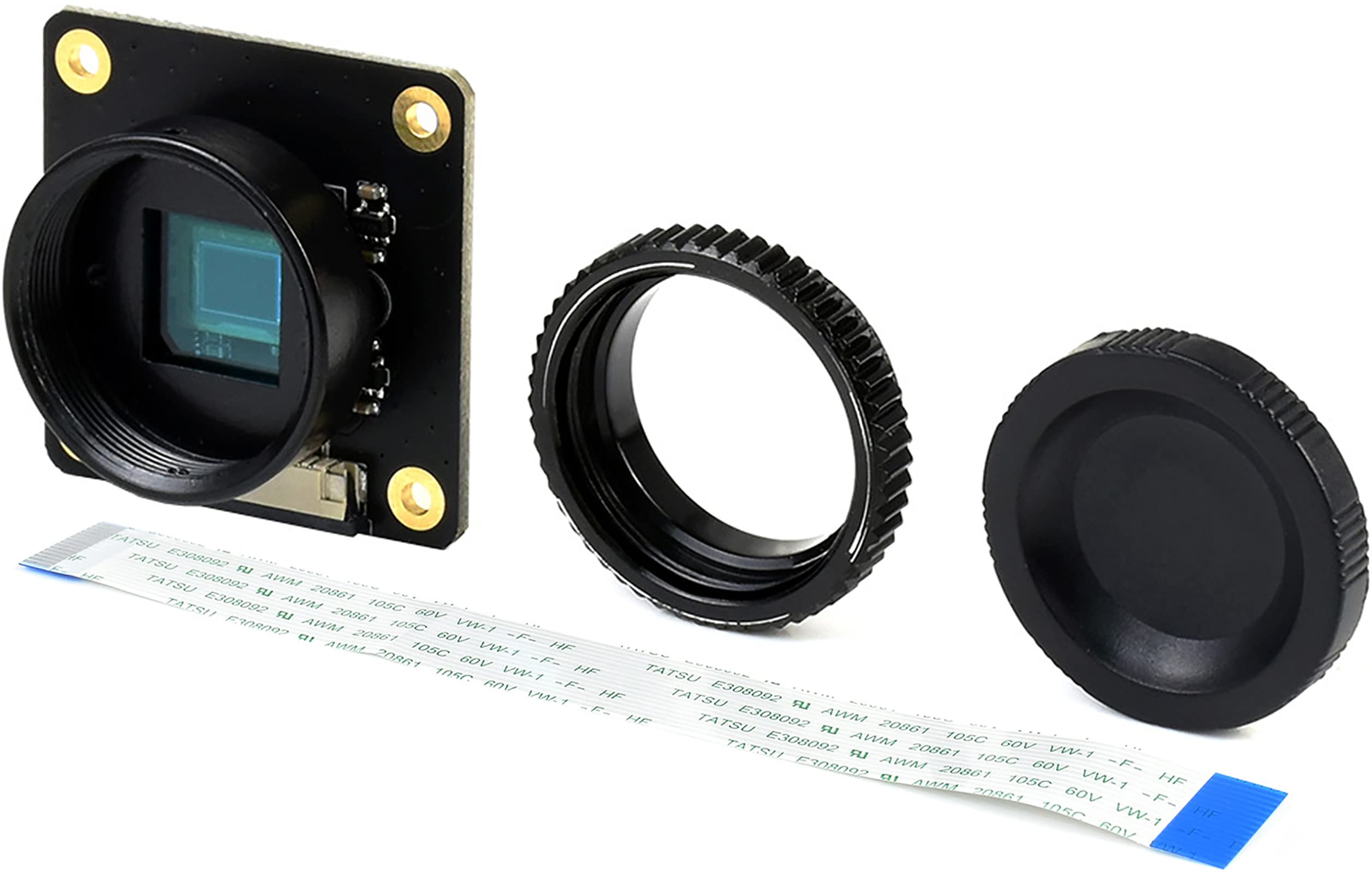 Bicool IMX477 Sensor 12.3MP Camera for Compute Module 3/ CM3 Lite/ CM3+ / CM3+ Lite/Jetson Nano,Supports C/CS Lenses,High Resolution High Sensitivity