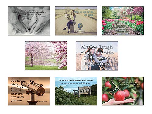 40 Mindfulness, Inspirational and Motivational Postcards