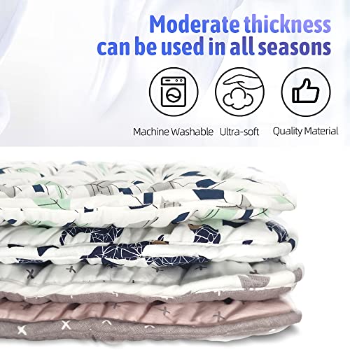 Baby Carriage Cushion, Universal Breathable Stroller Mat, Stroller Cushion for Strollers 100% Cotton, 34x78cm 1 Pack (Black Bear)
