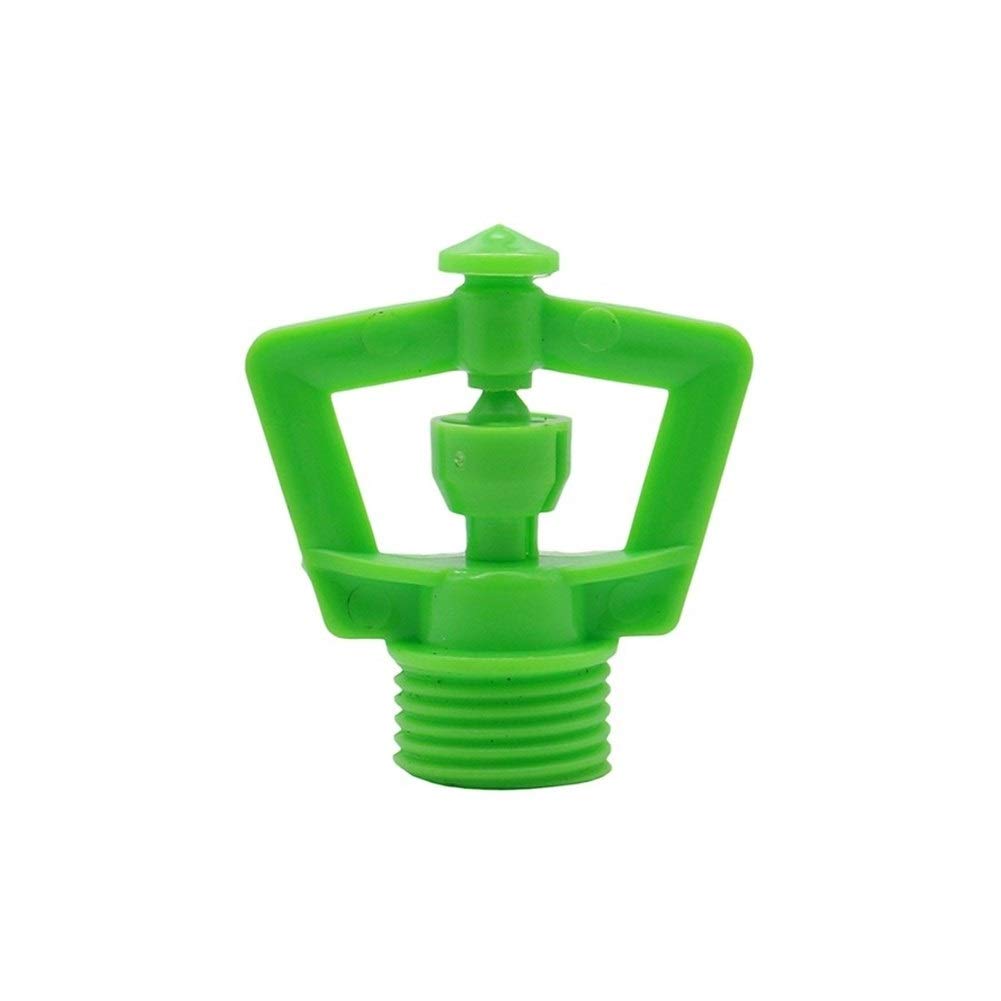 MANHONG Botanical Garden Lawn Nozzle Green Rotating Micro-sprinklers with 1/2" Male Thread Greenhouse Garden Irrigation Lawn Mist Spray Nozzle Watering 10 Pcs (Color : Red)
