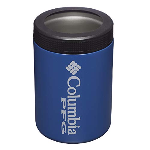 Columbia PFG Double-Wall Vacuum Can and Bottle Cozie, Carbon Flag