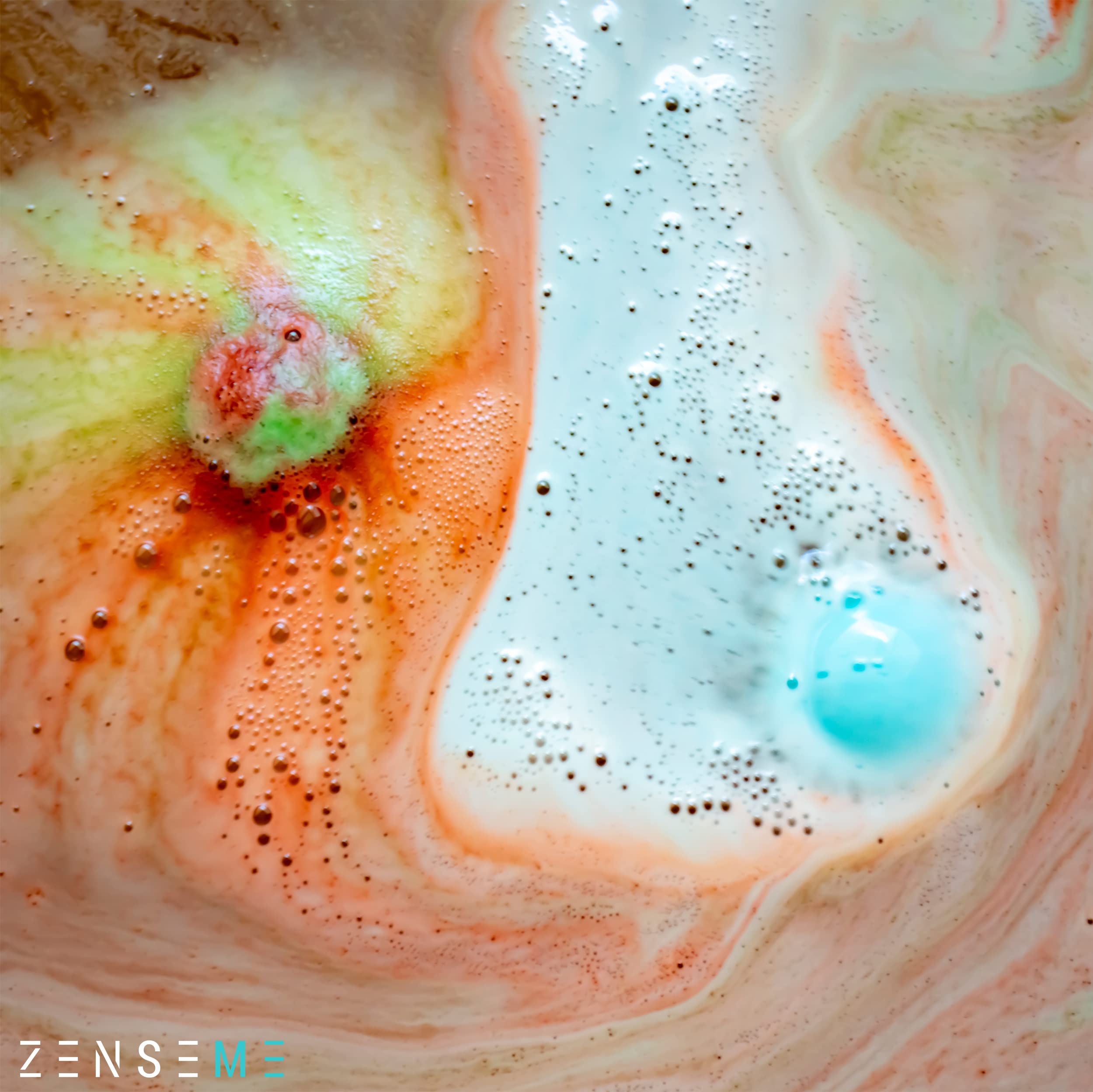 Bath Bombs for Men, Gift Set of 8 Scented Organic Handmade Bath Bombs of 2.5 oz with Natural Essential Oils. Perfect for Boyfriend, Husband, Father or Friend, by ZenseMe