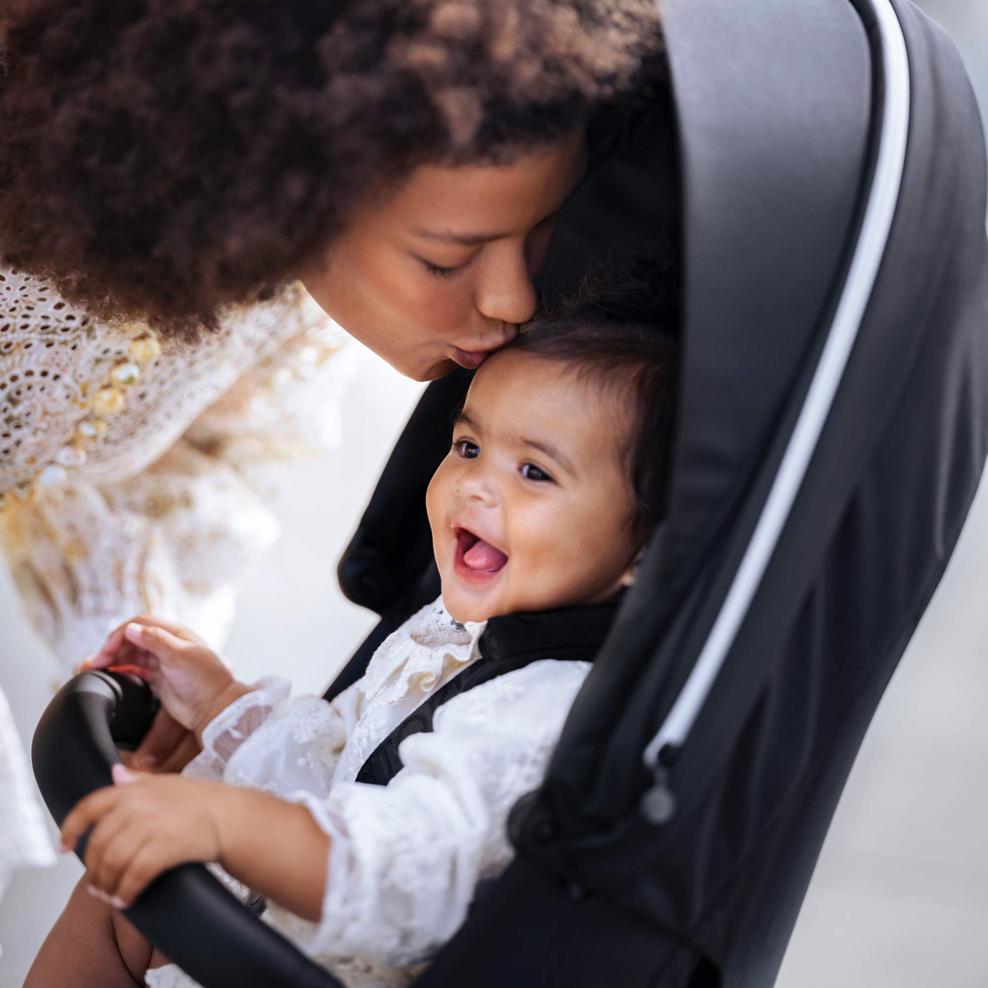 Stokke Xplory X, Ruby Red - Luxury Stroller - Adjustable for Both Baby & Parents’ Comfort - Padding, Harness & Reflective Zipper for Added Safety - Folds in One Step