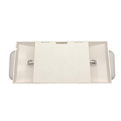 AmazonCommercial LED Emergency Light, UL Certified, 6-Pack, Adjustable Two Heads, Wall Mount White with Battery Backup