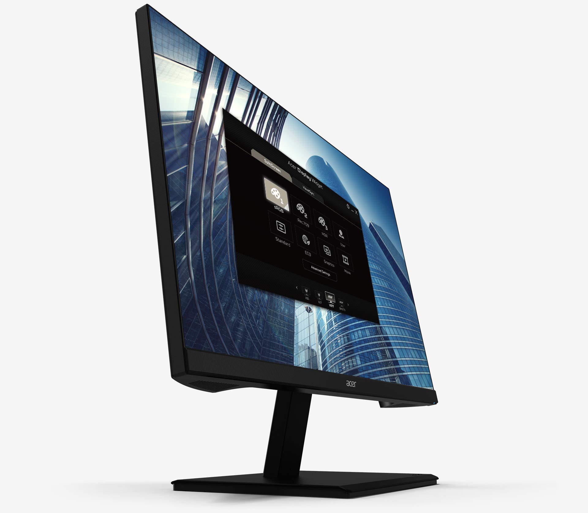 Acer V277U 27" WQHD 2560 X 1440 IPS FreeSync Monitor with Speakers (Renewed)