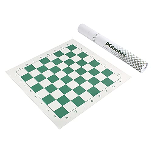 Andux Chess Game Rollable Chessboard XQQP-01 (Green,35x35cm)
