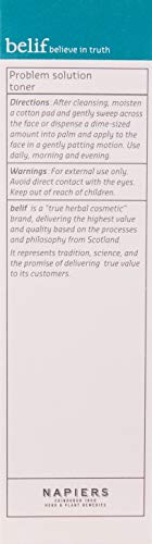 belif Problem Solution Toner | Facial Toner for Acne-Prone & Oily Skin | Antioxidants & Tea Tree Oil Soothes Blemishes & Prevents Future Breakouts | Sensitive Skin Toner for Women & Men | 6.75 Fl Oz