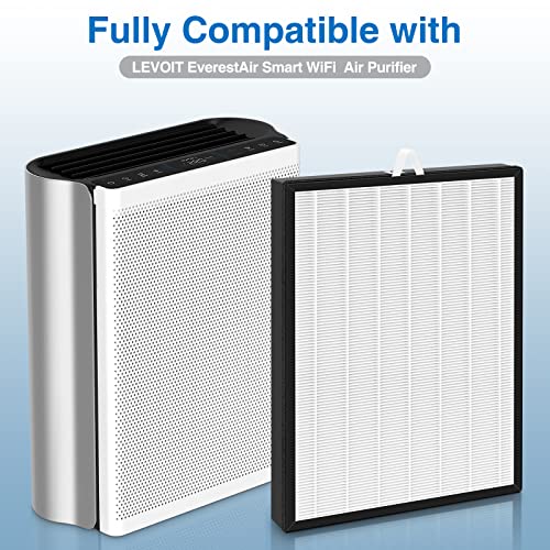 2 Pack EverestAir/EverestAir-P Replacement Filter, Compatible with LEVOIT EverestAir Air Purifier, High-Efficiency Activated Carbon Filters Filter Set