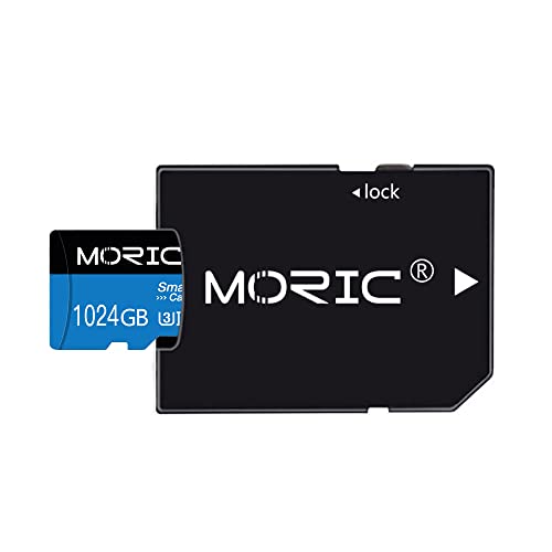 1TB Memory Card 1024GB High Speed Waterproof Class 10 Micro SD Card with Adapter for Smartphone,Action Camera,Portable Gaming Devices and Drone
