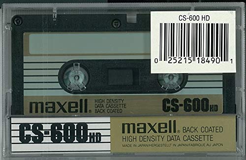 Maxell 184920 CS-600HD High Density Data Cassette