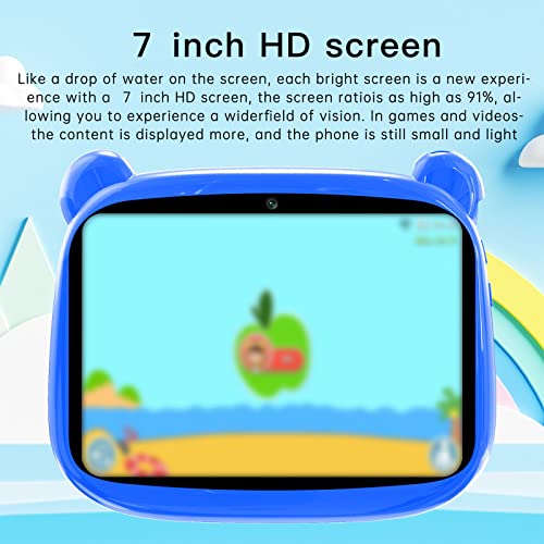 2022 New Android 5.1 Tablet 7 Inch, 2gb Ram 16gb Storage, 0.3mp+2mp Dual Camera,1280x800 IPS Hd Display Screen, Wi-fi Bluetooth 3000mah,Best for Boys and Girls (Blue)