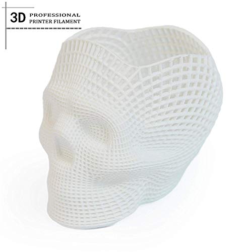 3D BEST-Q GF-ABS (Glass Fiber-infilled) White 1.75MM 3D Printer Filament, N.W. 1KG, Hight Hardness&Toughness (White)