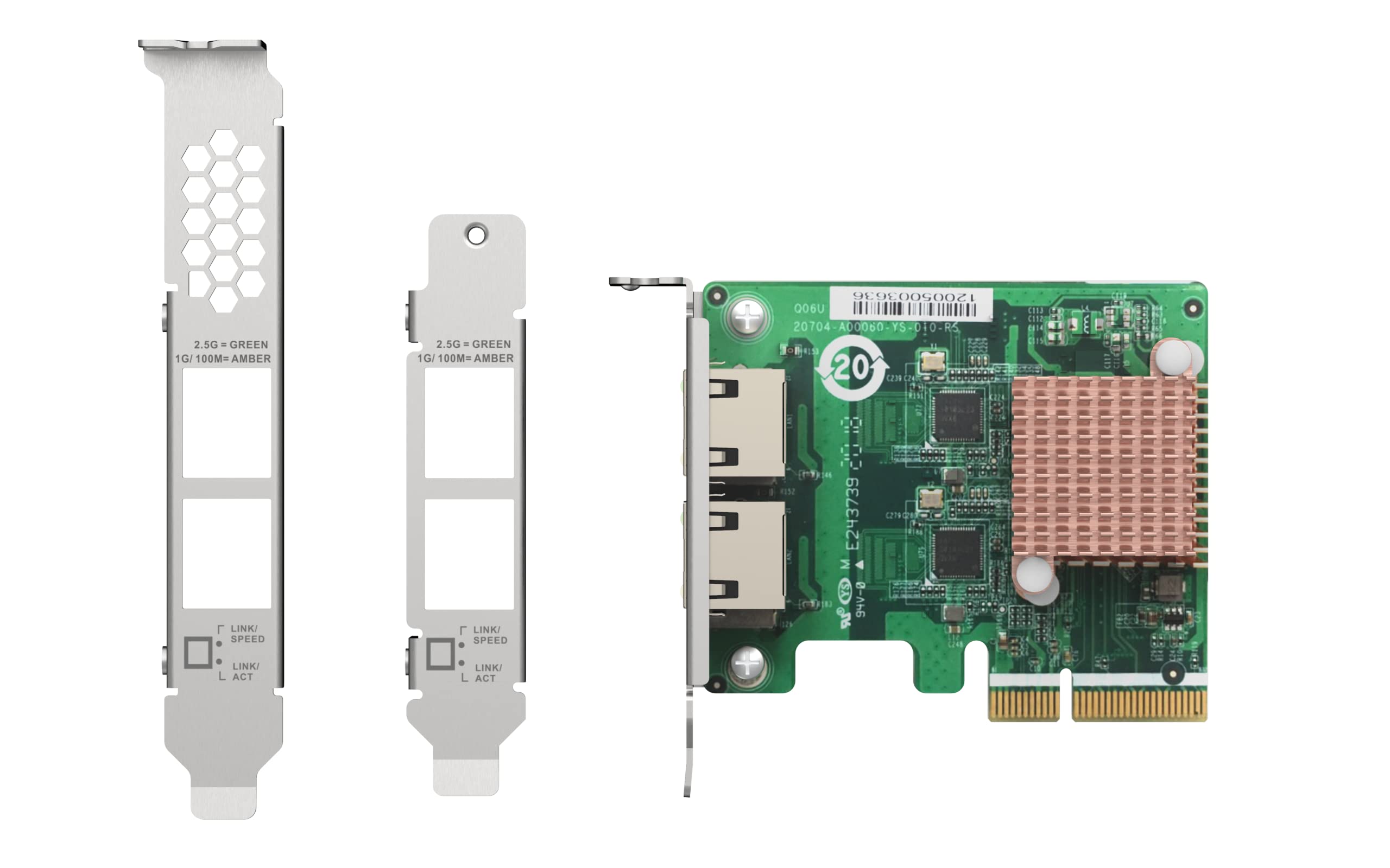 QNAP QXG-2G2T-I225 Dual Port 2.5GbE 4-Speed Network Card