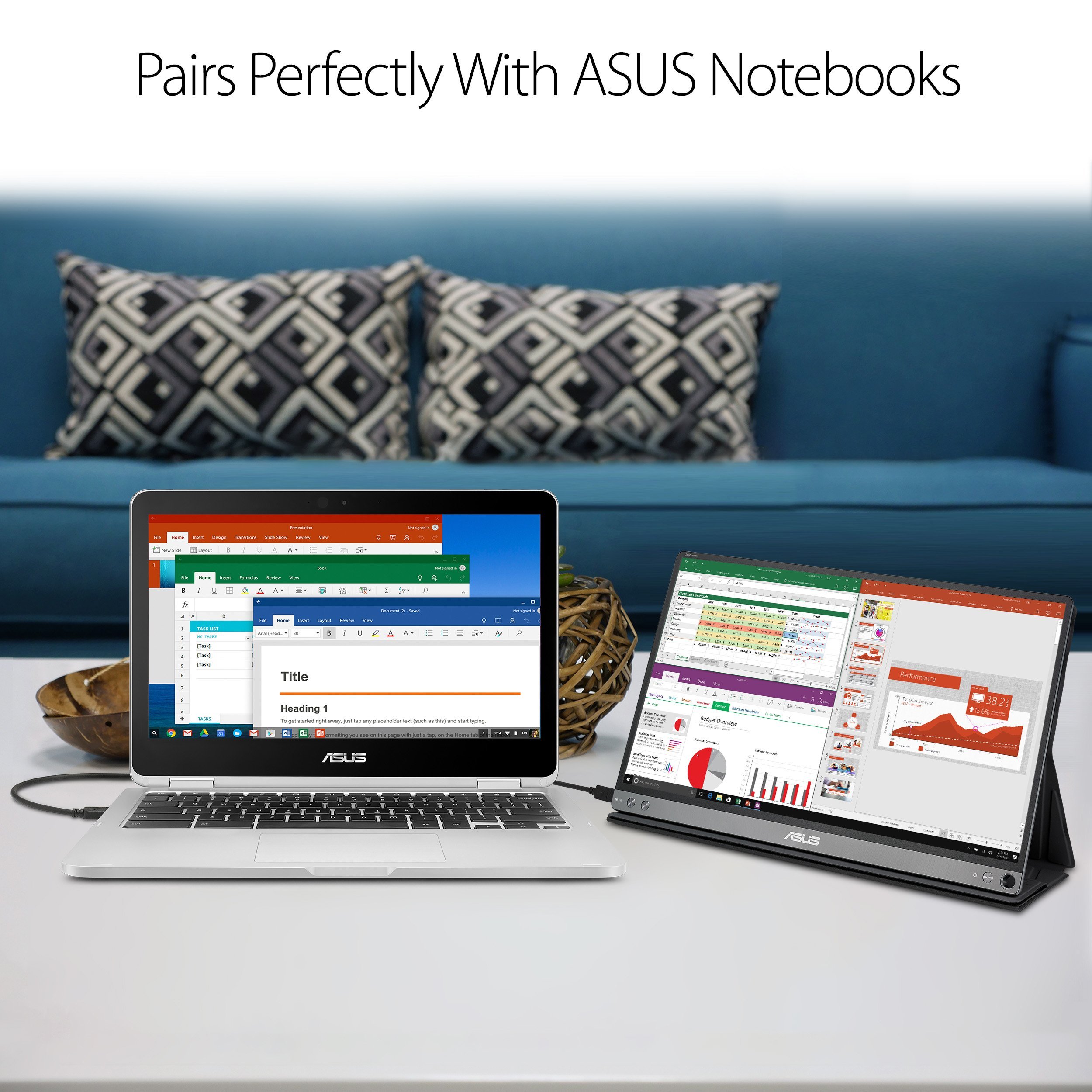 ASUS ZenScreen MB16AC 15.6-Inch Full HD IPS Monitor (Renewed)