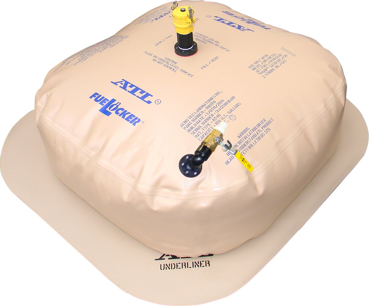150 Gallon ATL FueLocker Auxiliary Fuel Bladder Kit With Tote-Bag & Tie-Down