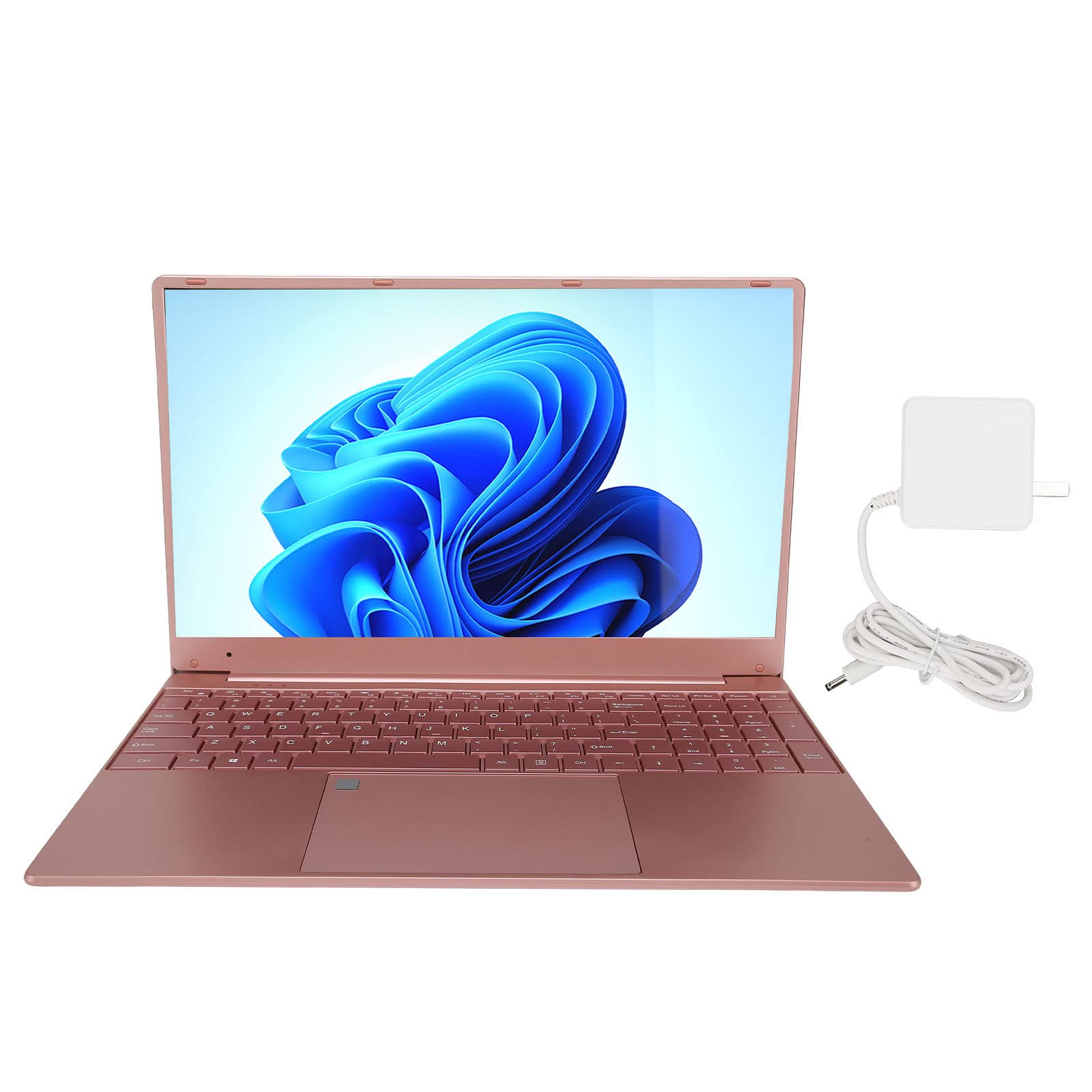 15.6 Inch Laptop for 11 Laptop N5095 CPU 12+1TB 1920 * 1080 Resolution 2K IPS Screen 2.4G 5G WiFi Computer with Fingerprint Unlock and Numeric Keypad (12+1TB US Plug)