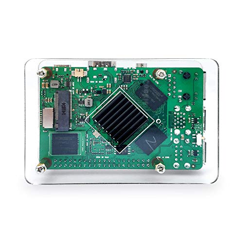Acrylic Case for Rock Pi 4A/4B Single Board Computer/SBC