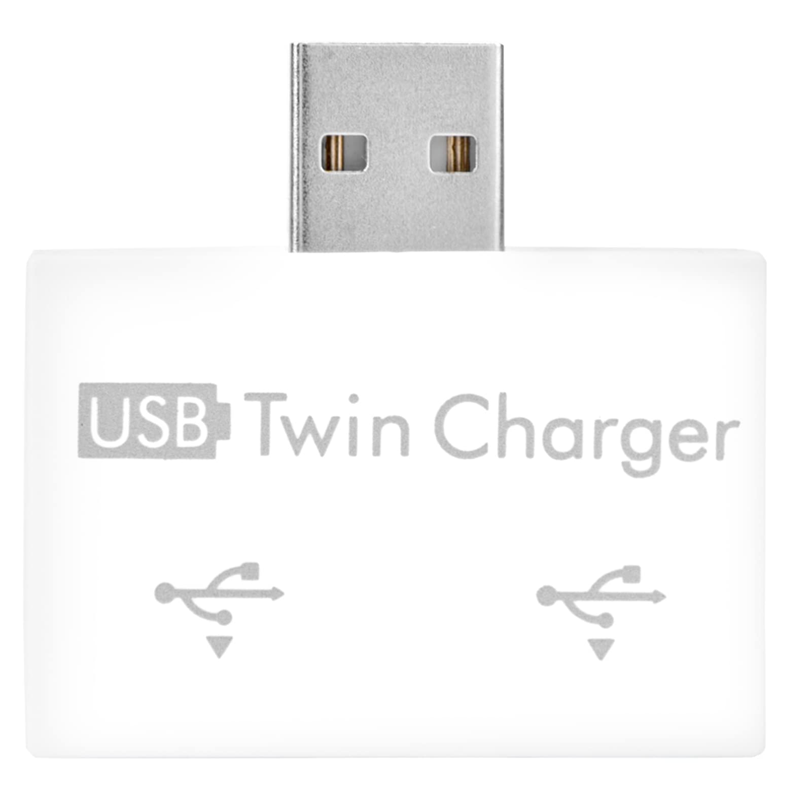 USB2.0 Hub Adapter, DC 5V USB2.0 Male to 2-Port USB Dual Splitter Converter Kit