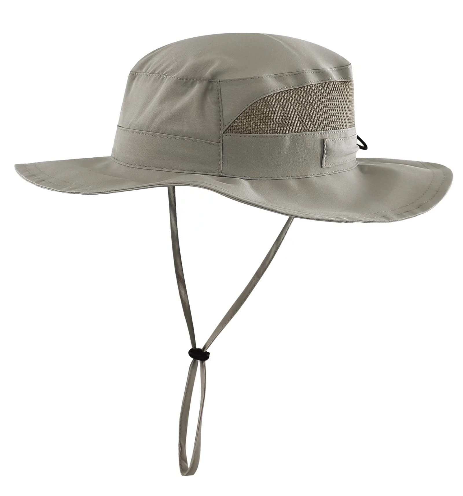 Connectyle Baby Boys Summer Sun Hat UPF 50+ Wide Brim Beach Hat Kids Bucket Fishing Hat S Army Green