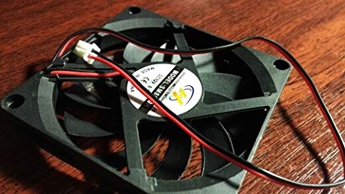 Hot 80mm 2 Pin Connector Cooling Fan for Computer Case CPU Cooler Radiator liuqiangmeiguo (Blade Color : Black)