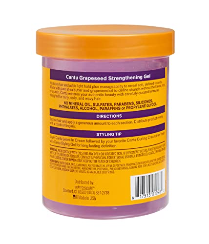 Cantu Grapeseed Style Gel 16.5 Ounce Jar