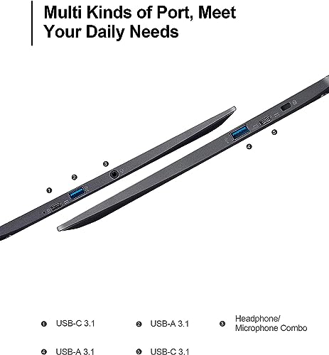 acer Chromebook 314 Laptop for Student & Business, 14" Full HD Touchscreen, 4GB RAM, 64GB eMMC, Quad-Core Intel Celeron N4020, 12.5H Long Battery Life, Intel UHD Graphics, WiFi, Black, Chrome OS