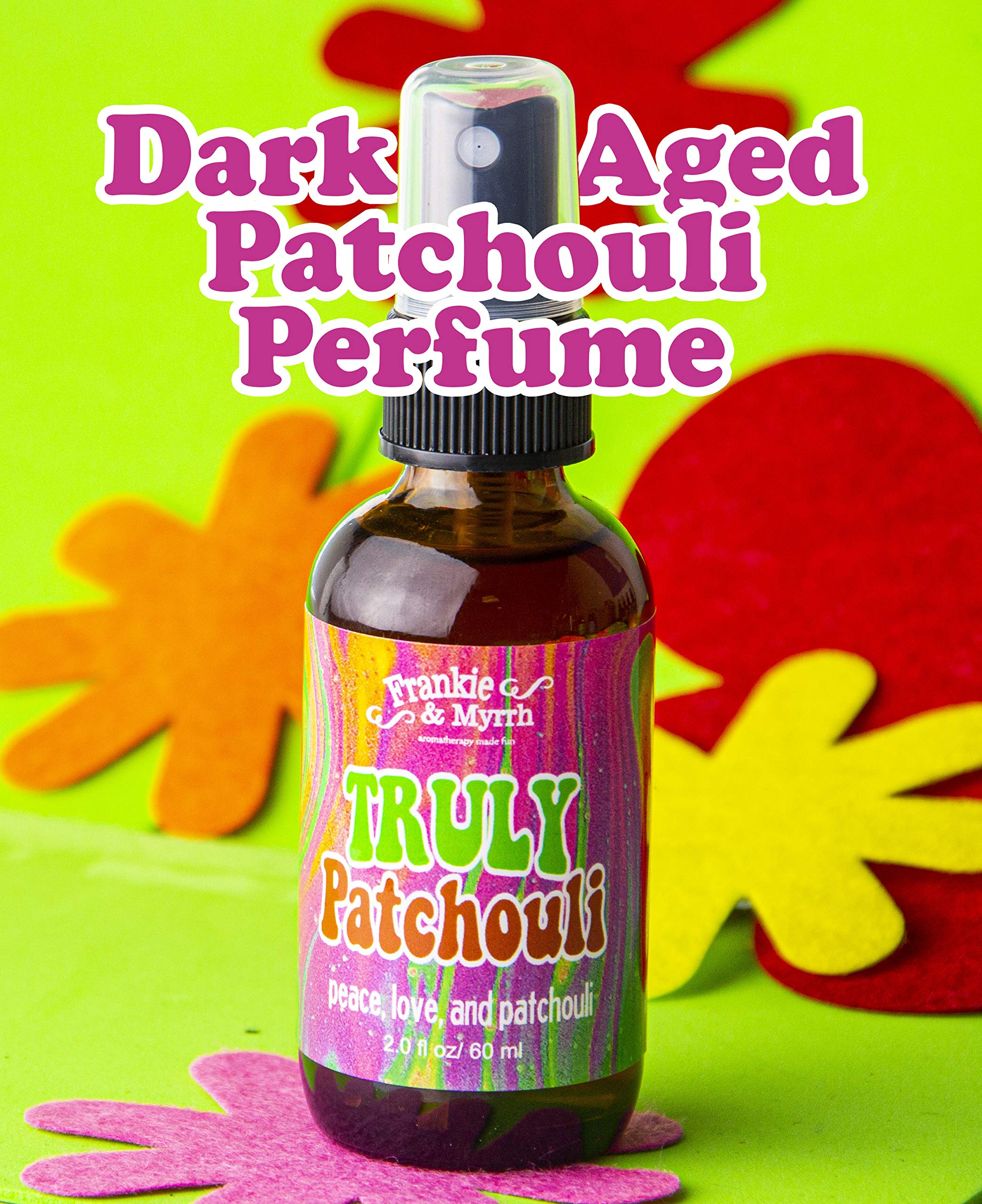 Frankie and Myrrh | Truly Patchouli and Spray the B Away 2-Pack Room Spray and Body Mist Aromatherapy | Essential Oil Natural Light Perfume/Cologne for Relaxation, Energy