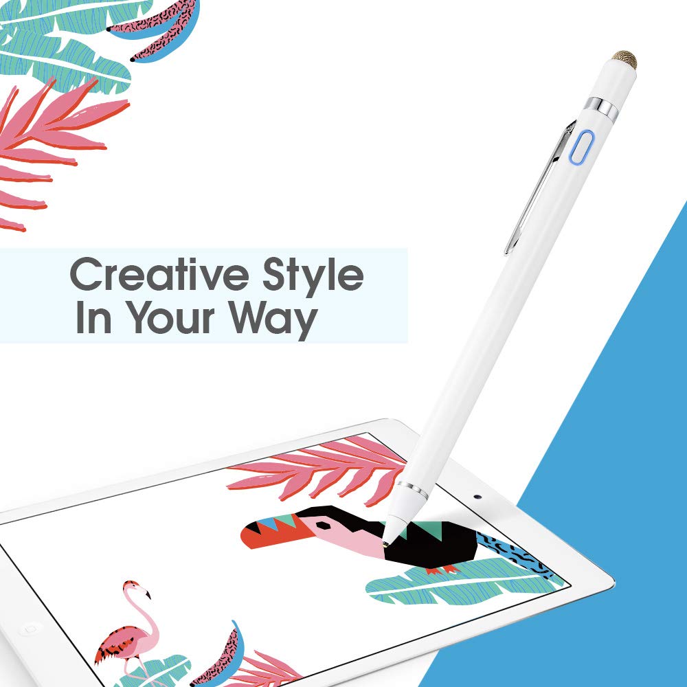 Active Pens for Lenovo C330 Convertible 2-in-1 Chromebook (11.6") Stylus, EDIVIA Digital Pencil with 1.5mm Ultra Fine Tip Stylus for Lenovo C330 Convertible 2-in-1 Chromebook (11.6") Pens, White