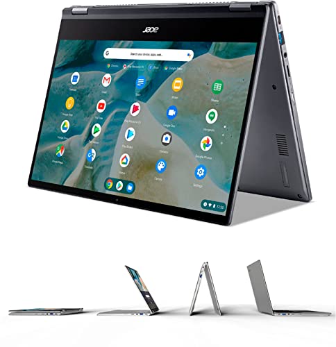 Acer Chromebook Spin 514 Convertible Laptop, 14” Full HD Touchscreen Ryzen 3 3250C, 4GB DDR4 Memory, 64GB eMMC Flash Memory