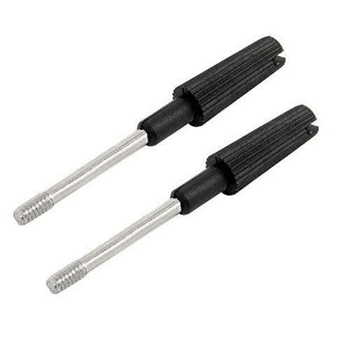 DTTRA Thumb Screws 20pcs #4-40 UNC 47mm Stainless Steel Overmold for Computer Cable DVI Screw
