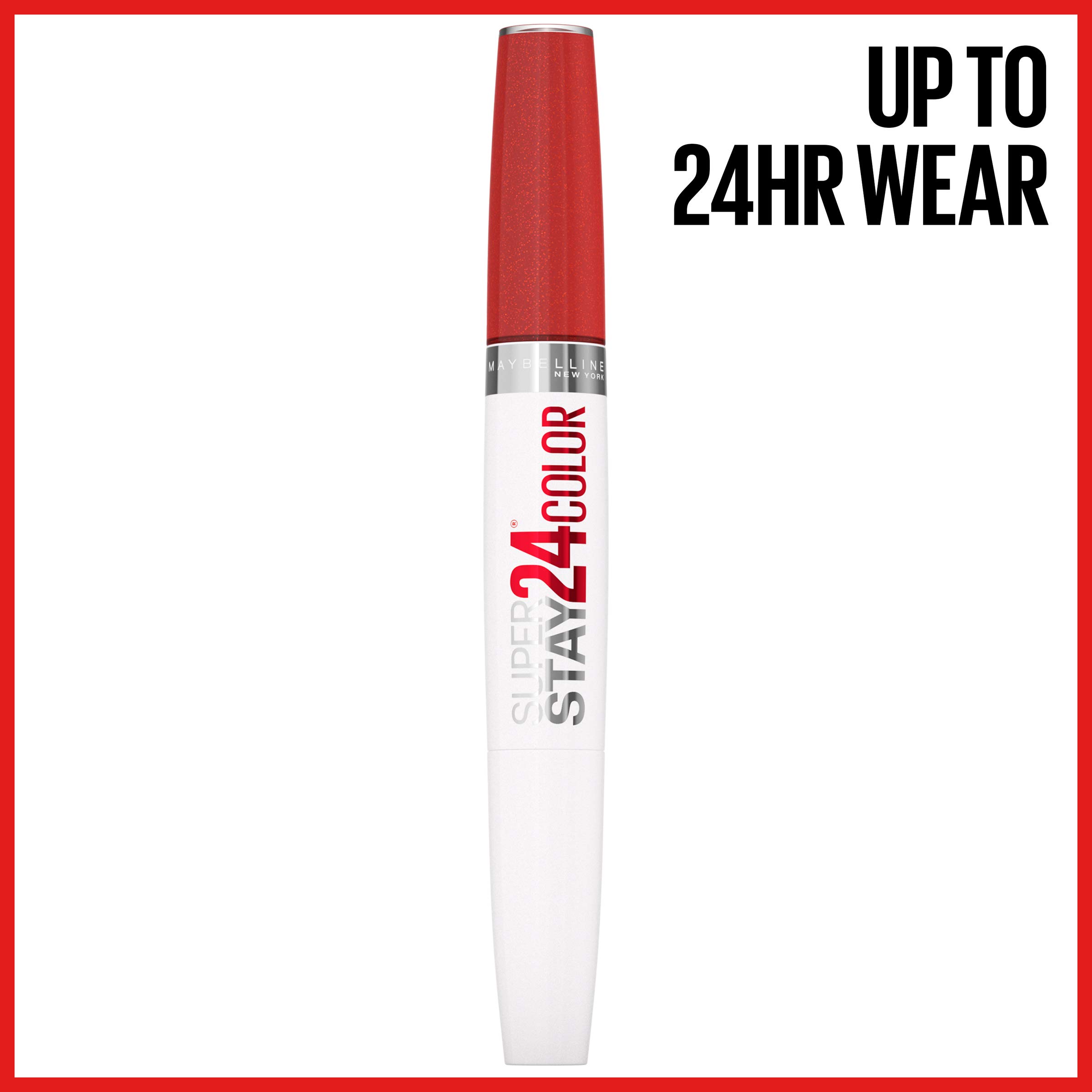 MAYBELLINE Super Stay 24 2-step Long Lasting Liquid Lipstick and Lip Balm, 920 Bronzed Dream, 1 count