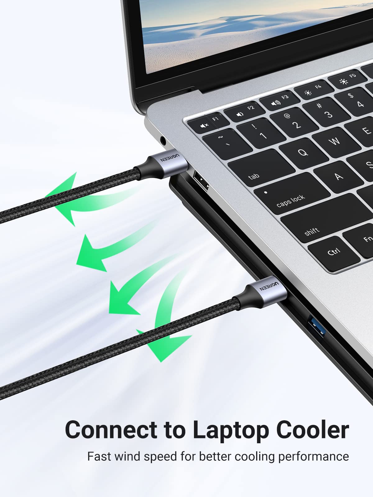 UGREEN USB A to USB A, Male to Male, 2 Pack USB to USB 3.0 Cable Compatible with External Hard Drive, Laptop Cooler, DVD Player, TV, USB 3.0 Hub, Monitor, Camera, Set Up Box, and More(3 FT +3 FT)