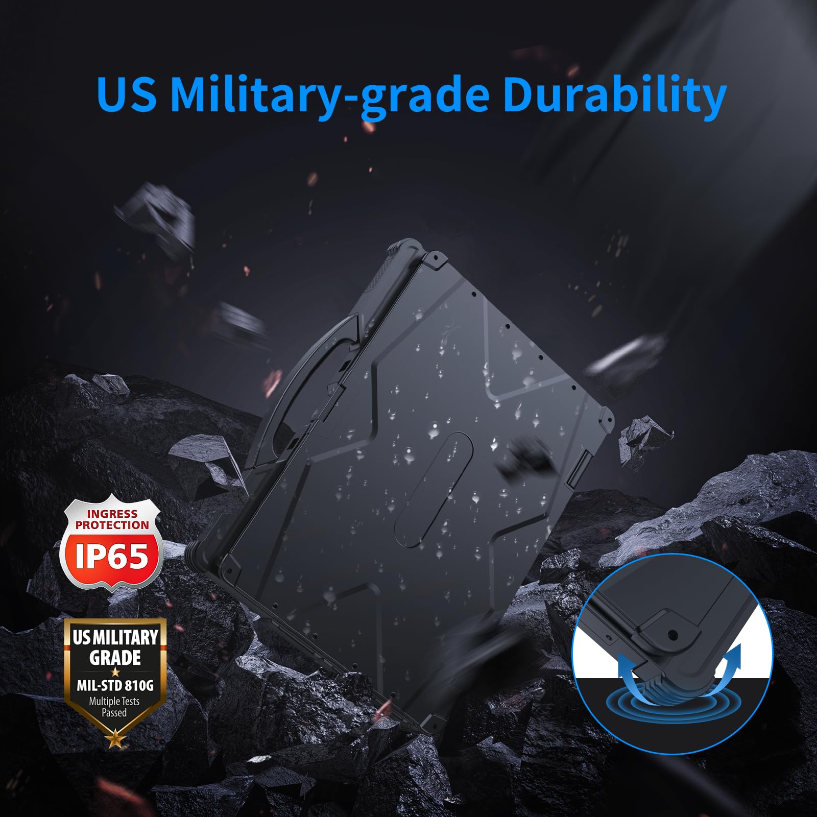 14 Inch Rugged Laptop Intel Core 11th i5-1135G7 700 Nits Sunlight Readable:Rugged Notebook FHD (1920 x 1080) Windows 11/16 GB Total RAM & 256 GB SSD/Wi-Fi 6/BT 5.1/Ethernet Port for Outdoor Work