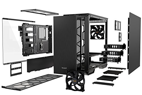 be quiet! Dark Base 700 | ATX Midi Tower PC Case| 2 Pre-Installed Pure Wings 2 Fans | RGB LEDs | Tempered Glass Window | Black | BGW23