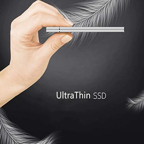 VDSOIUTYHFV 1.8 Inches External Hard Drive Portable HDD, USB 3.1, SSD High Speed Mobile Solid State Drive 2TB 1TB 480-520(MB/s)