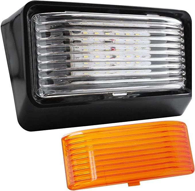 LED RV Motion Sensor Exterior Porch Utility Light Black 12v Lighting Fixture