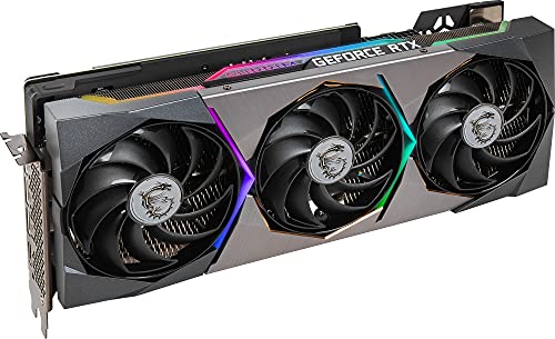 MSI Gaming GeForce RTX 3070 Ti 8GB GDRR6X 256-Bit HDMI/DP Nvlink Torx Fan 4 RGB Ampere Architecture Graphics Card (RTX 3070 Ti Suprim X 8G)