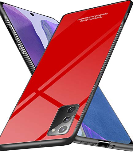 Luhuanx Case for Samsung Galaxy Note 20,Note 20 Case 5G,Tempered Glass Quality Pattern Back Slim Case for Galaxy Note 20 Case (2020) Anti-Drop